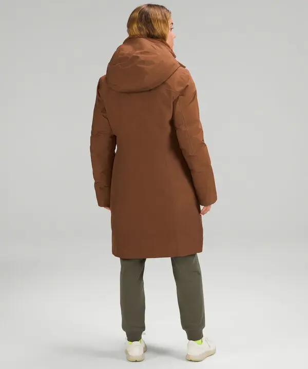 Lululemon Snow Warrior 600-Down-Fill Parka - Roasted Brown